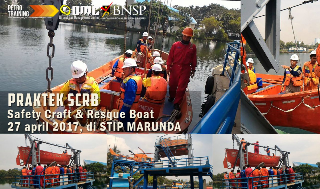 Praktek SCRB (Safety Craft & Resque Boat ) berlokasi di STIP MARUNDA ...